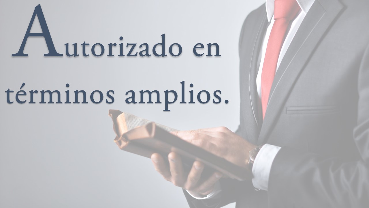 ¿Qué significa autorizar en términos amplios? – Legal Web